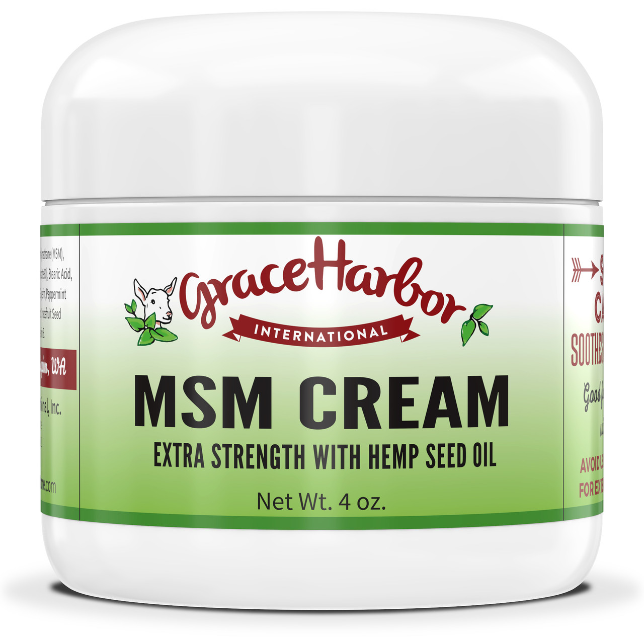 MSM Cream | Extra Strength, Original & Fragrance-Free Options – Grace ...