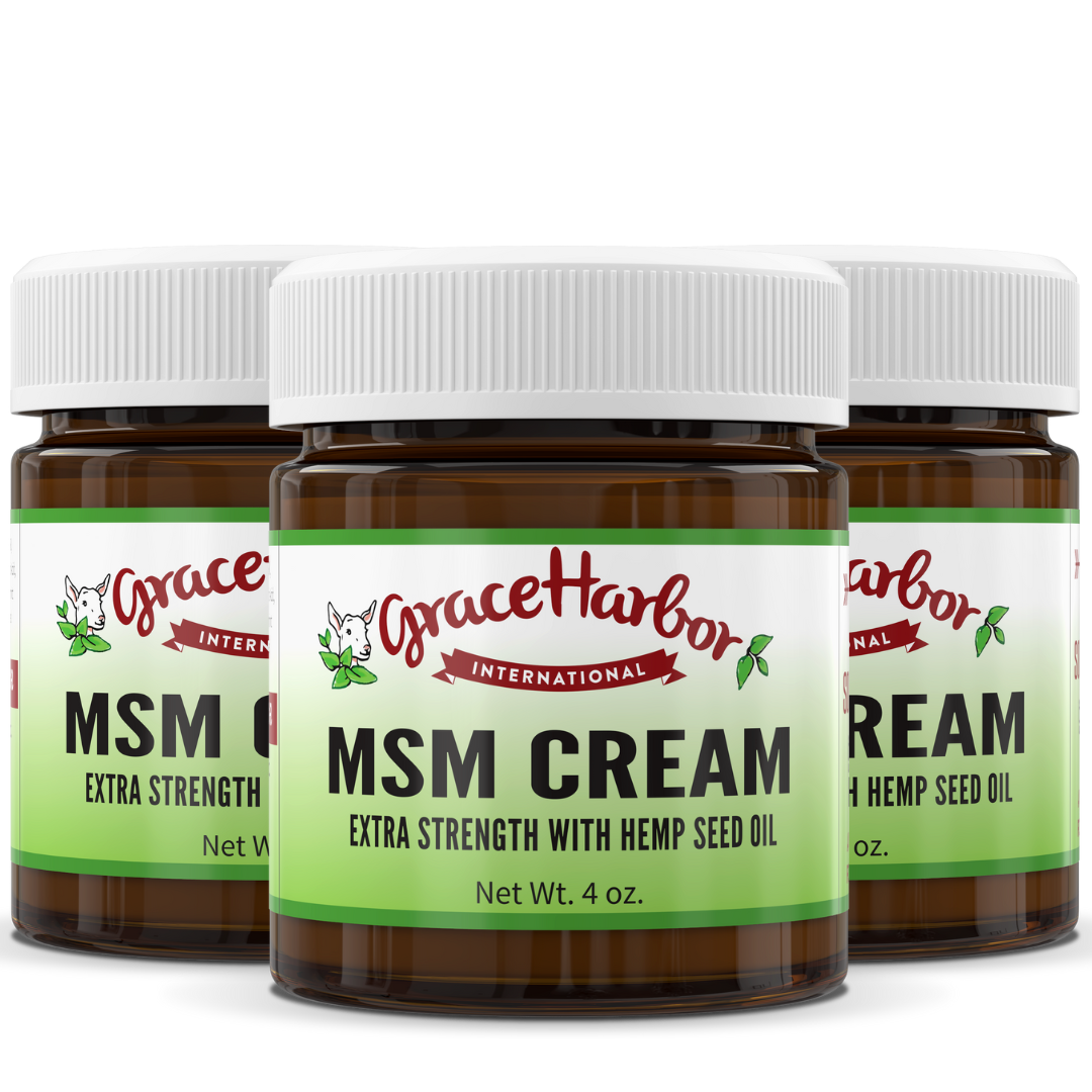 MSM Cream | Extra Strength, Original & Fragrance-Free Options – Grace ...