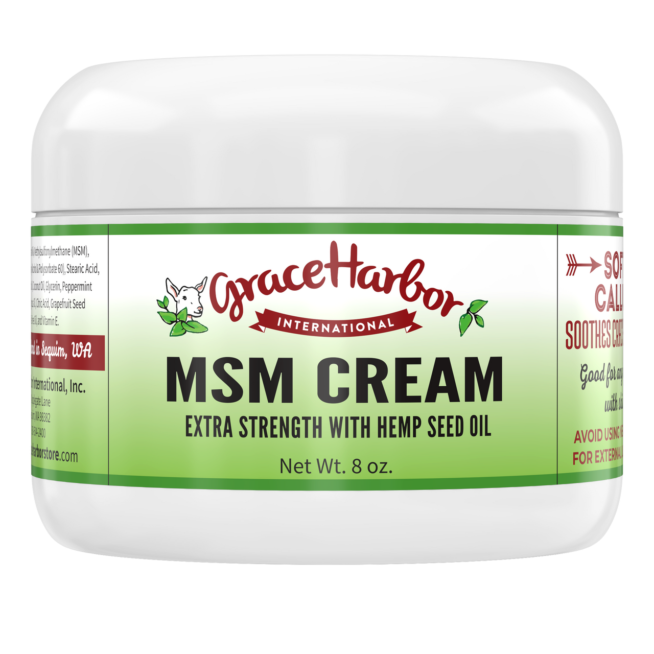 Extra Strength MSM Cream | 50% More MSM + Hemp Oil