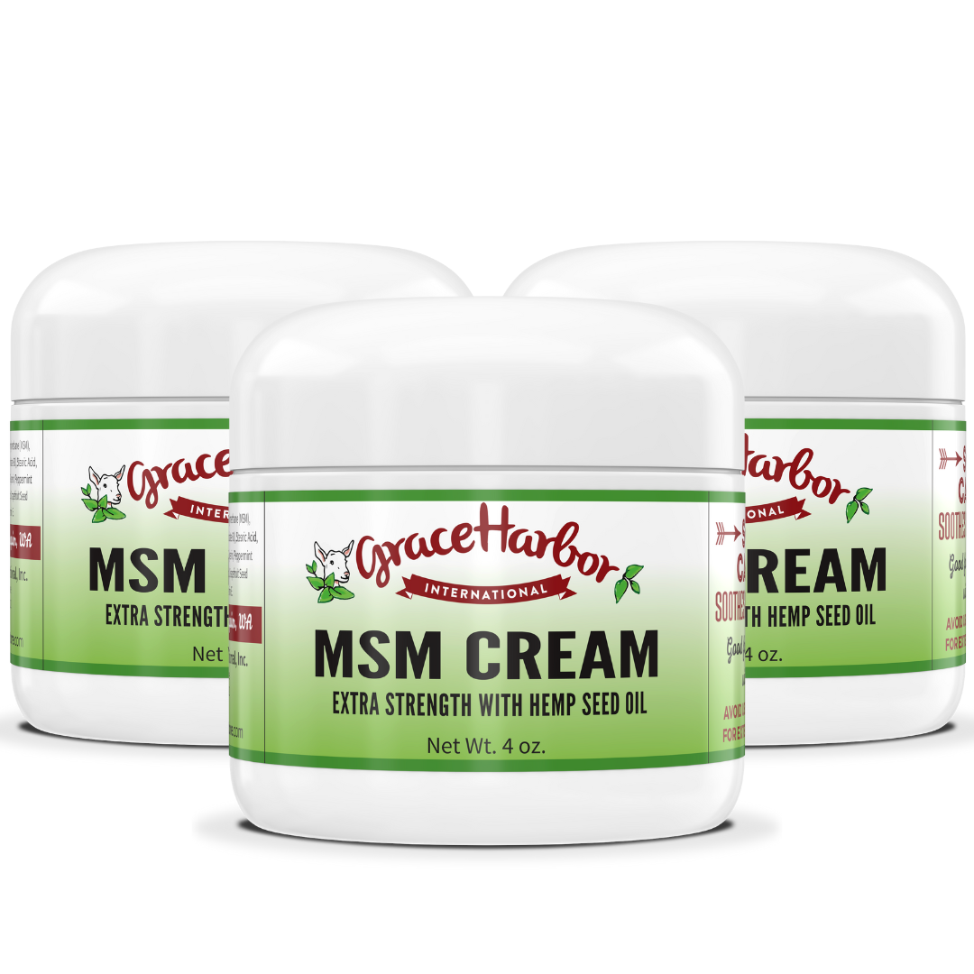 MSM Cream for Face & Skin | Extra Strength & Original Goat Milk Formula