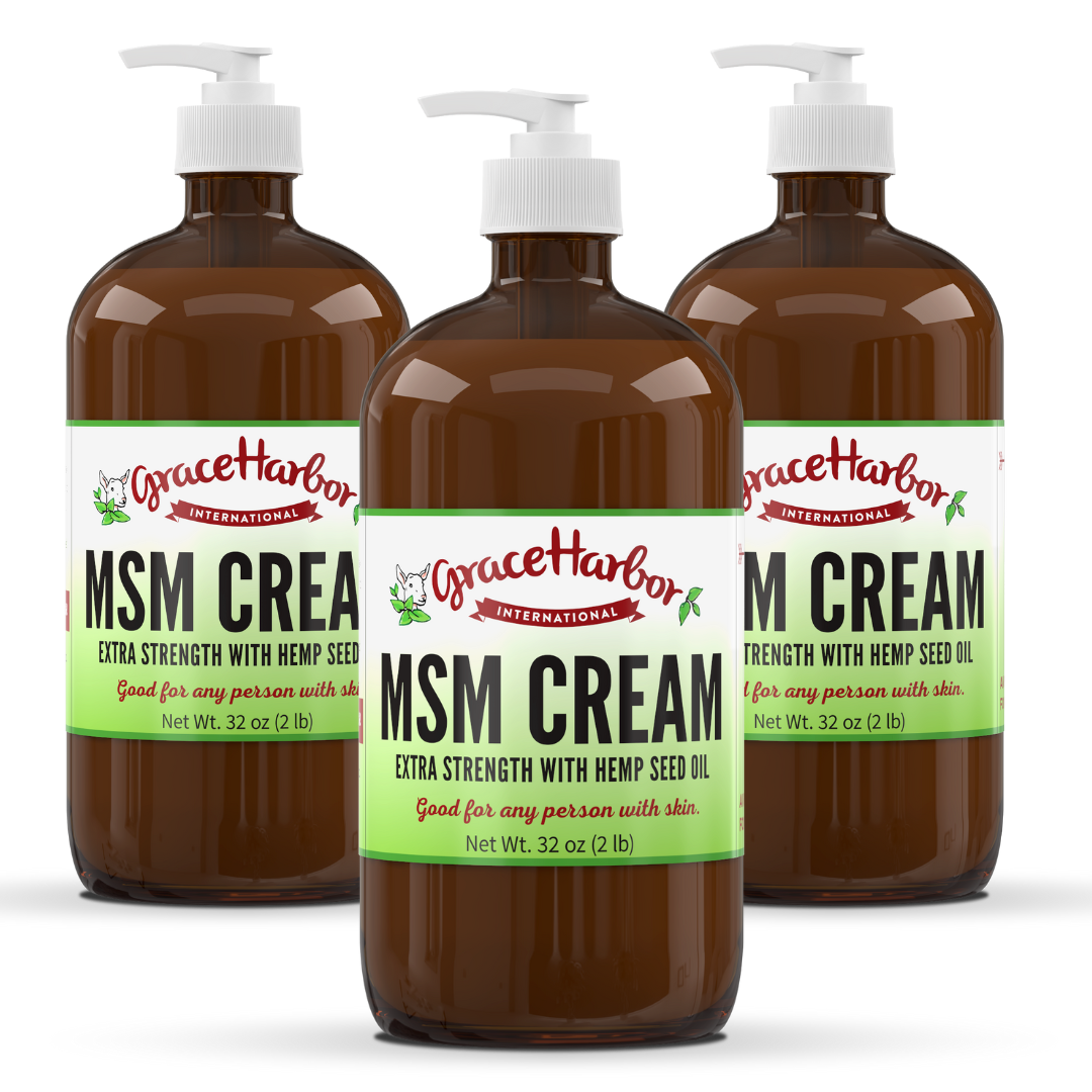 MSM Cream for Face & Skin | Extra Strength & Original Goat Milk Formula