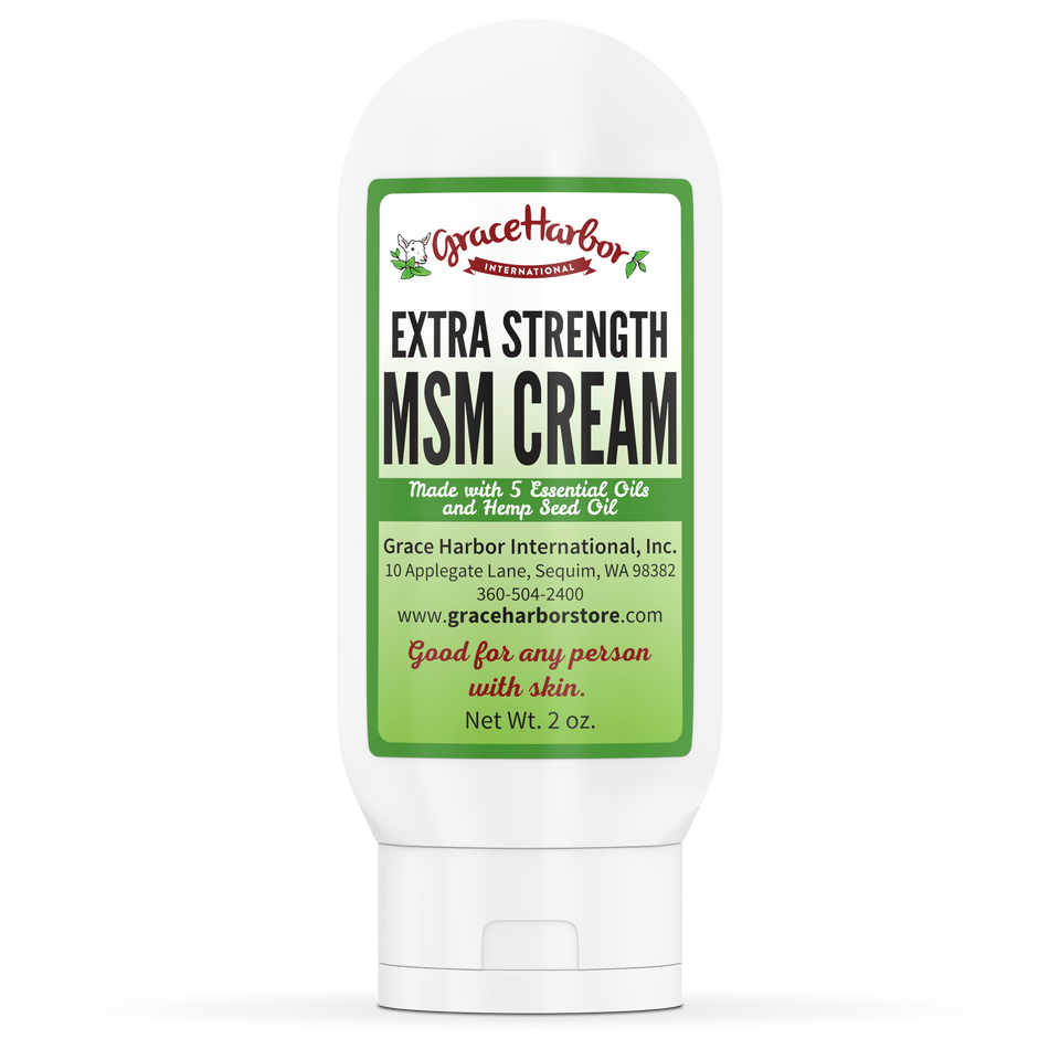 MSM Cream | Extra Strength, Original & Fragrance-Free Options – Grace ...