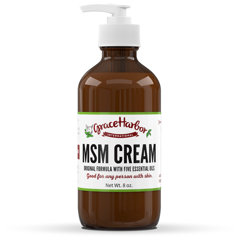 MSM Cream | Extra Strength, Original & Fragrance-Free Options – Grace ...