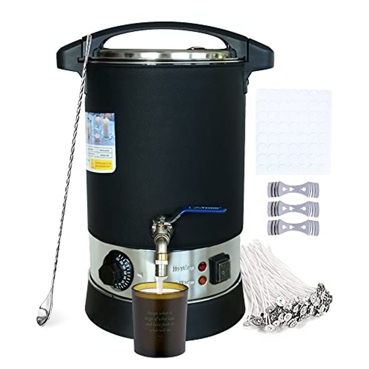 Wax Melter for Candle Making 12 Lbs Extra Large Electric Wax Melting Pot with Quick Pour