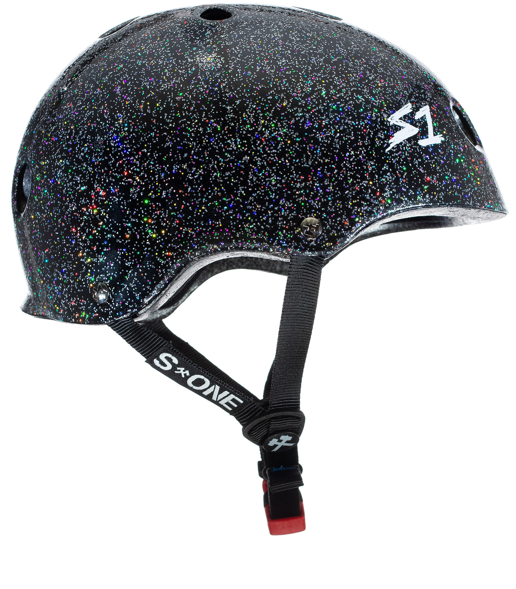 Black Glitter Helmet | BMX Helmet | Skateboard Helmet