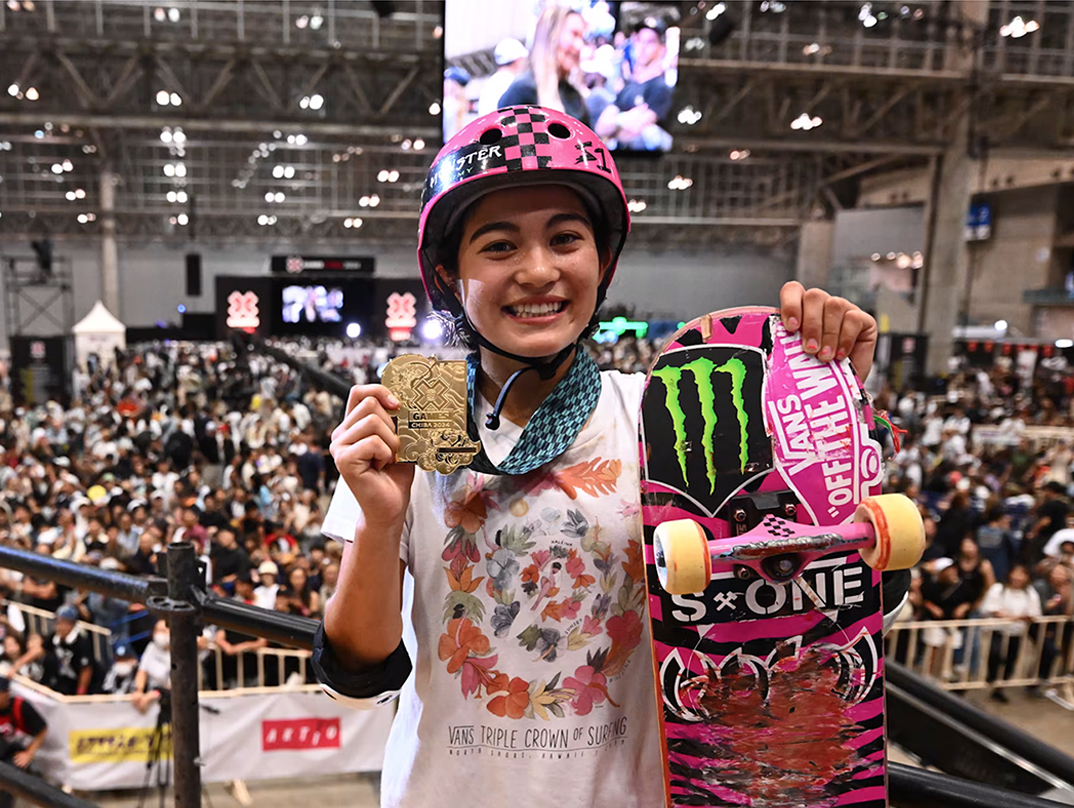 Arisa Trew wins 2024 Laureus World Sports Award (Action Sports Person ...