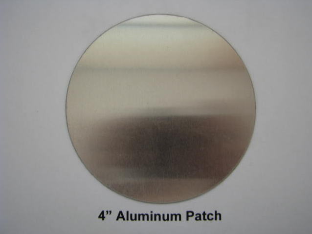 Aluminum Round Patch - 4" - Vintage Campers