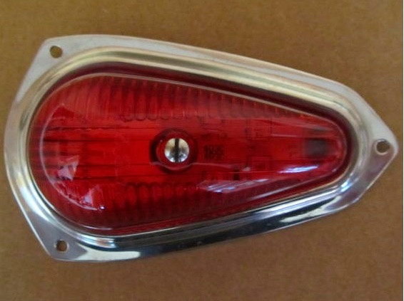 Reproduction Teardrop Clearance Light-Red LED - Vintage Campers