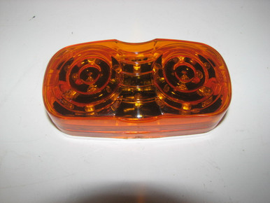LED Double Bullseye Marker Light - Amber - Vintage Campers
