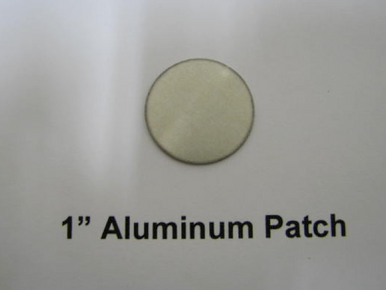 1" Aluminum Round Patch with Adhesive - Vintage Campers
