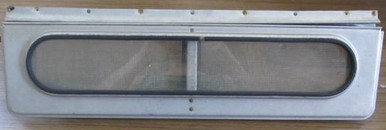 19-1/2" x 4-1/2" Aluminum Hehr Style Window - Vintage Campers