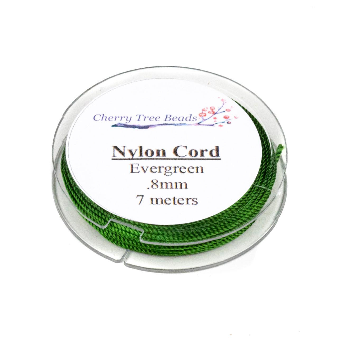 Nylon Cord - White .8mm 7 meter spool