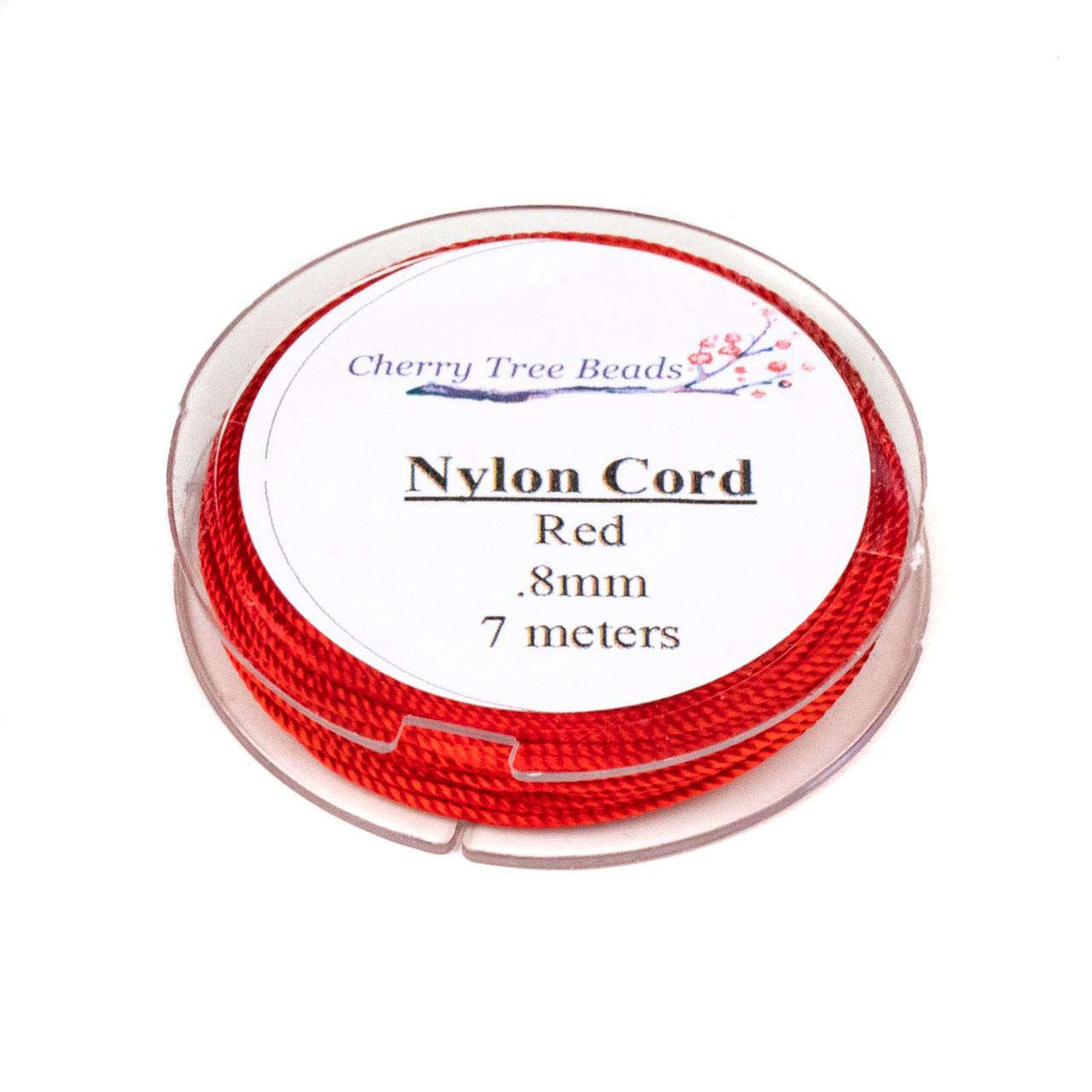 Nylon Cord - White .8mm 7 meter spool