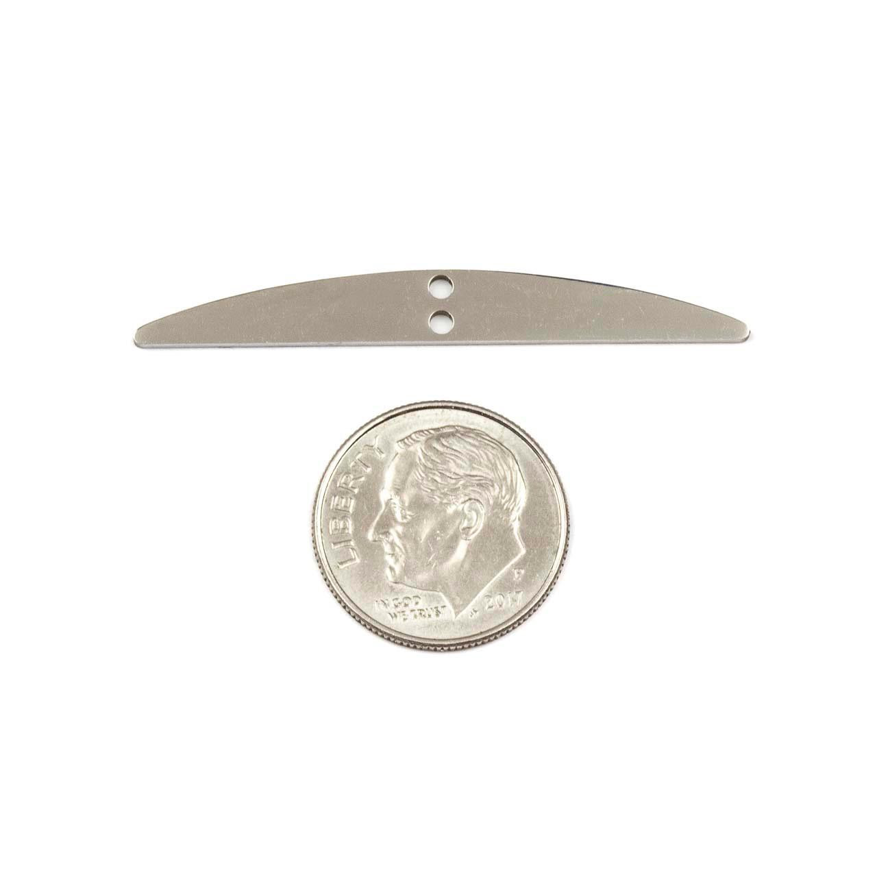 304 Stainless Steel 5x43mm Slice Components - 2 per bag