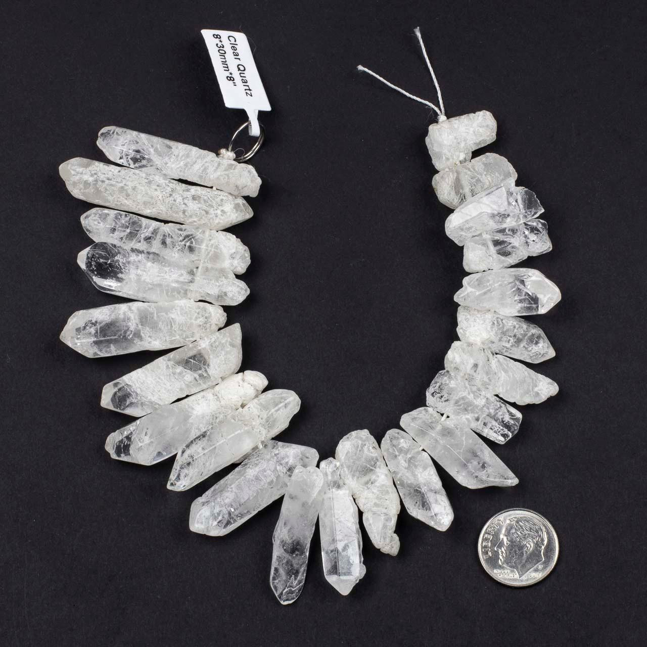 Quartz crystal beads for jewelry making store