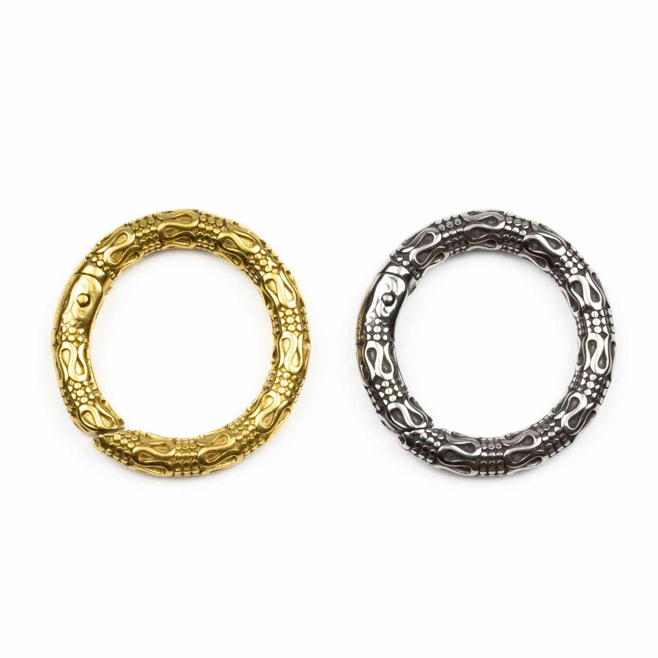 Round Carabiner Stainless Steel Clasp