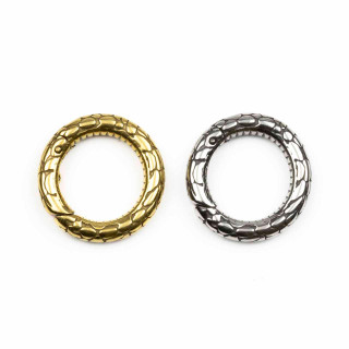 Round Carabiner Stainless Steel Clasp