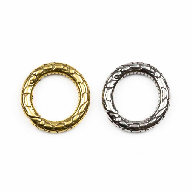 Round Carabiner Stainless Steel Clasp