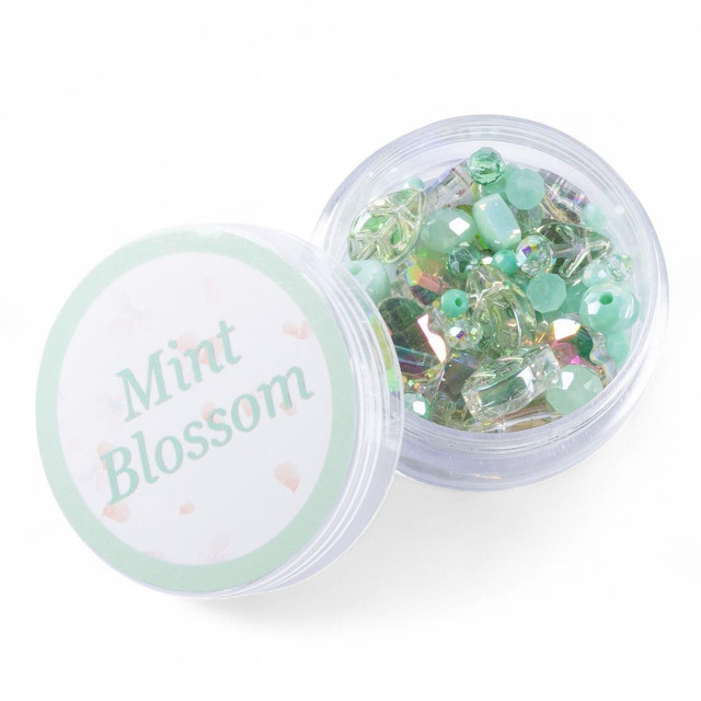 Mint Blossom Crystal Bead Designer Collection - Cherry Tree Beads