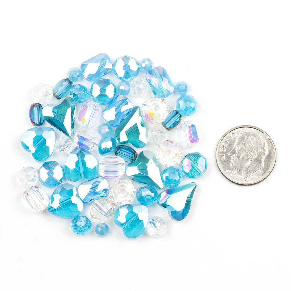Caribbean Mist Crystal Bead Designer Collection - Cherry Tree Beads
