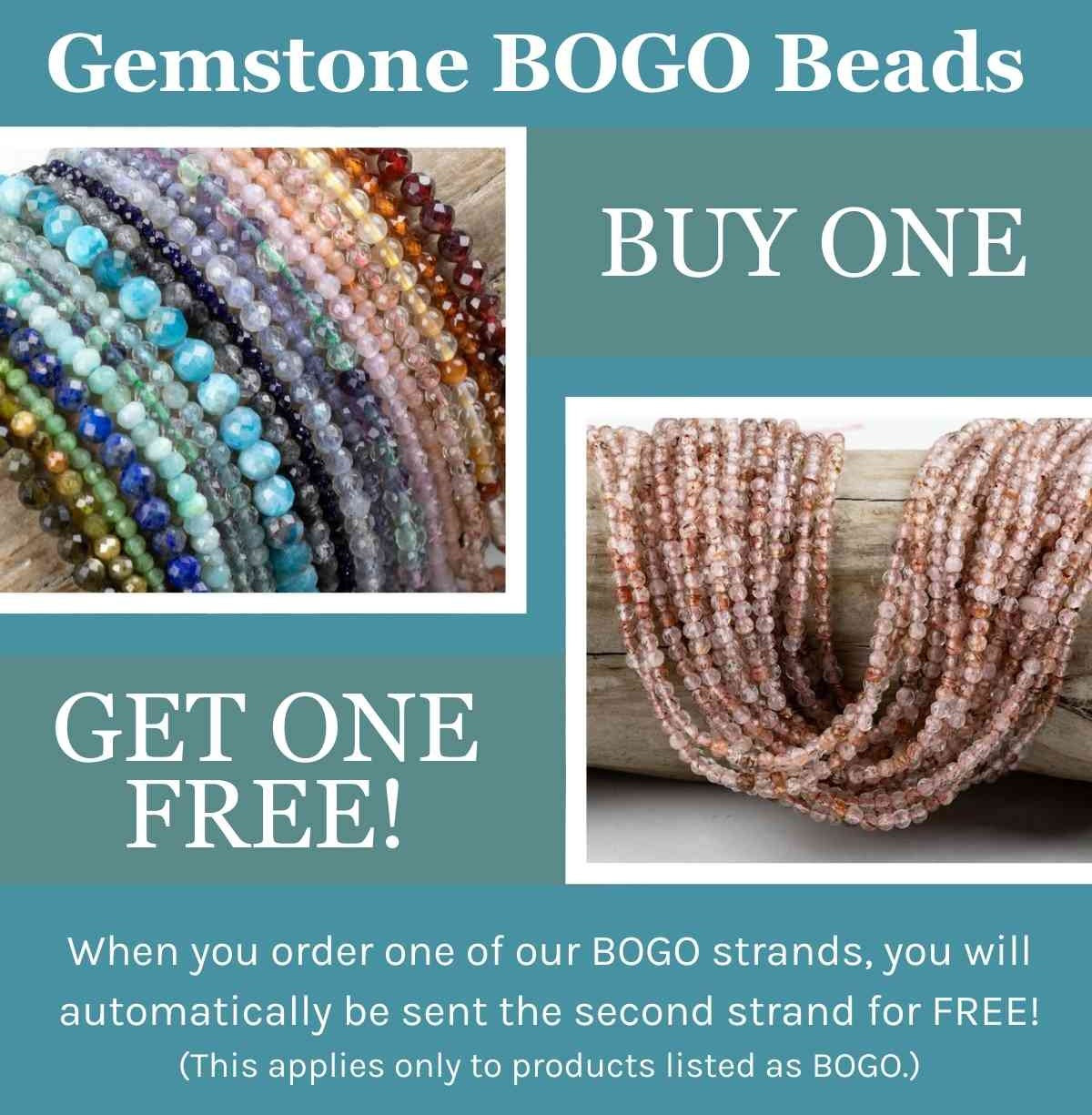 BOGO Tiny Gemstone Beads