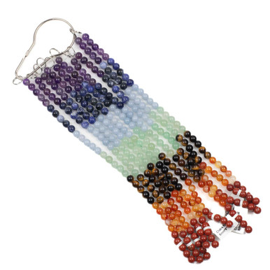 Chakra 6mm Round Gemstone Artisan Strand - 8 inch strand