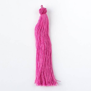 Jazzberry Jam Pink 5" Nylon Tassels - 2 per bag