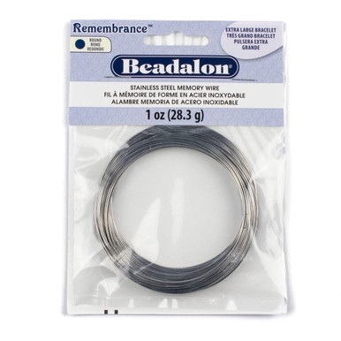 Stainless Steel Memory Wire - XLarge 1oz/28.35g approx. 52 coils/pack
