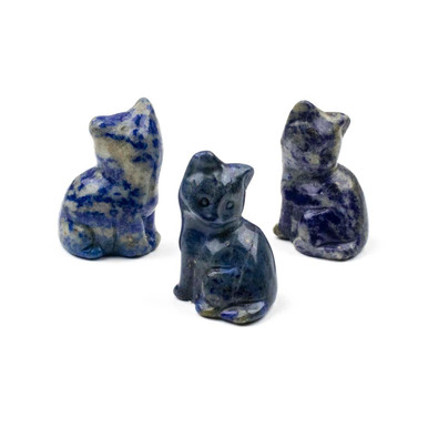 Lapis Cat Specimen - approx. 20x32mm, 1 per bag