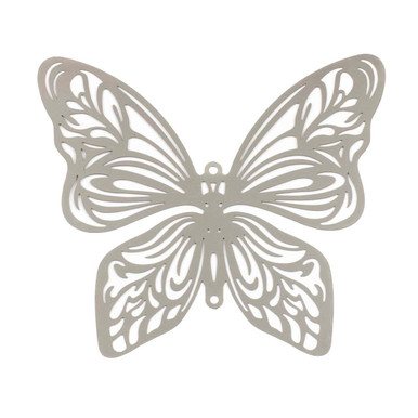Silver Stainless Steel 83x94mm Butterfly Link Component - 1 per bag