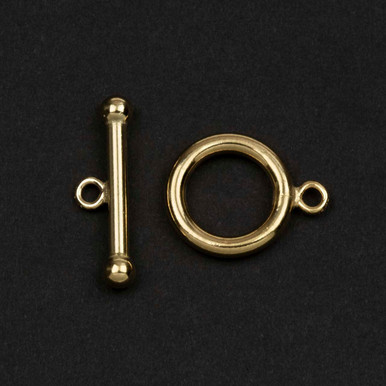 Gold Filled Toggle - 12x15mm Toggle, 5x18mm Bar, 1 set