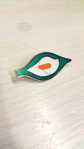 Easter Lily Pin Badge