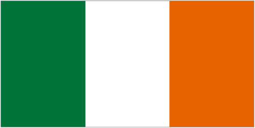 Giant Irish Tricolour flag 8 feet x 5 feet - Calton Books (SP) Ltd