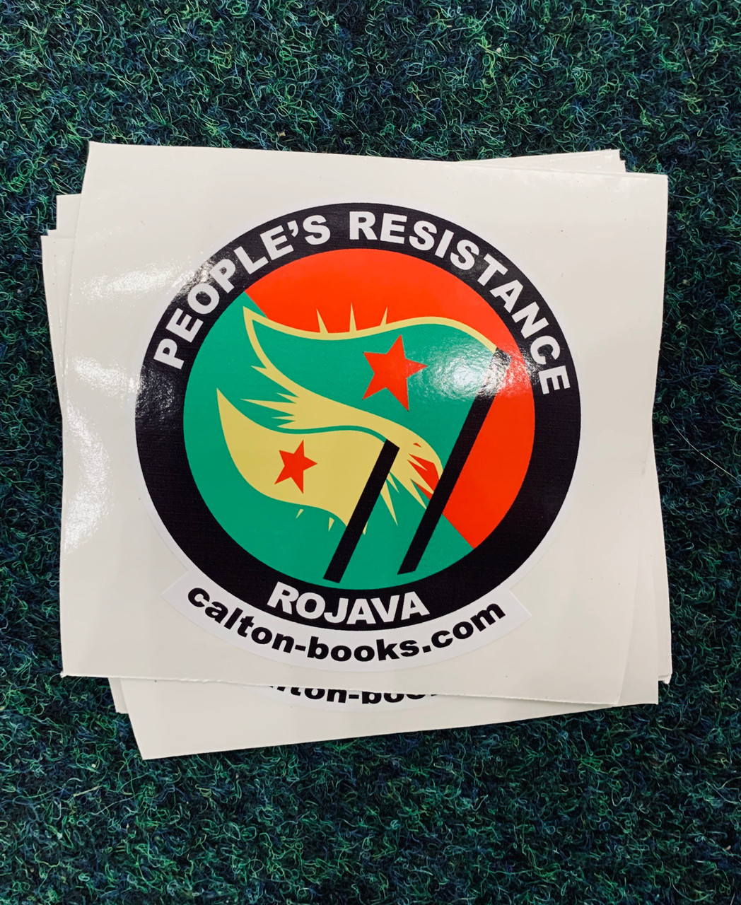 People's Resistance Rojava vinyl stickers - Calton Books (SP) Ltd