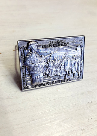 FALLS ROAD CURFEW COMMEMORATION 3D BADGE - Calton Books (SP) Ltd