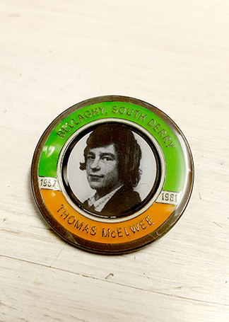 Thomas McElwee Hunger Striker Commemorative Badge - Calton Books (SP) Ltd
