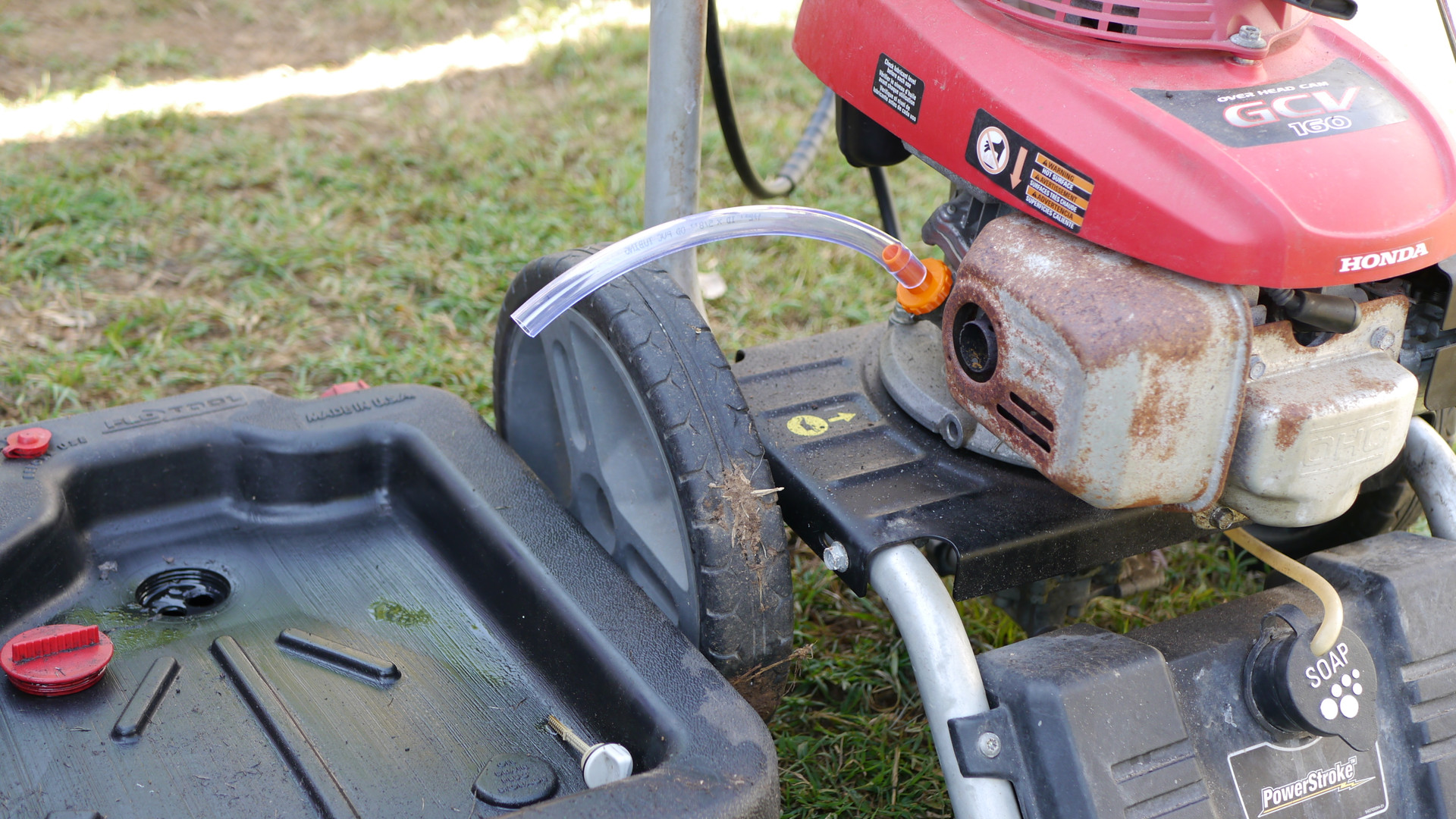 Oil Drain Tube, Honda Engine, No Spout