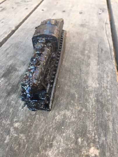Small Engine w/Tender Car