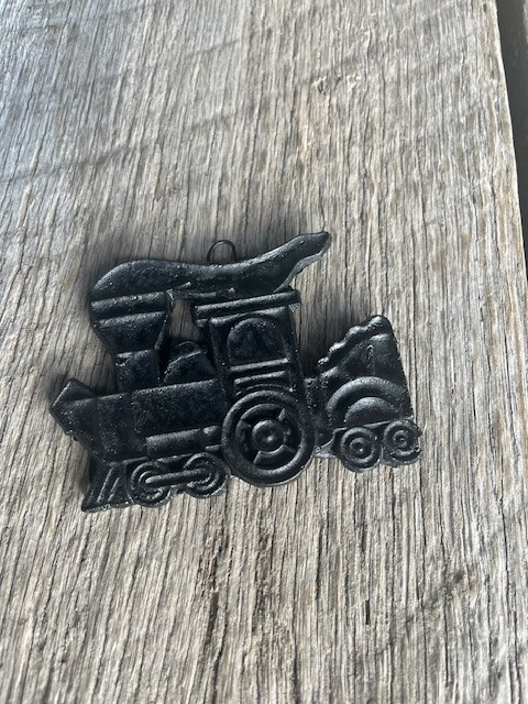 Steam Engine & Tender Car Ornament