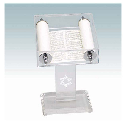 Complete Torah in Acrylic Display Stand - Your Holy Land Store