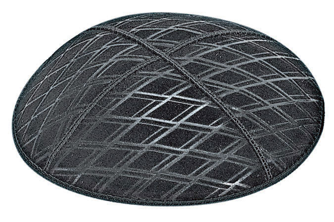 Personalized Diamond Embossed Kippah - Your Holy Land Store
