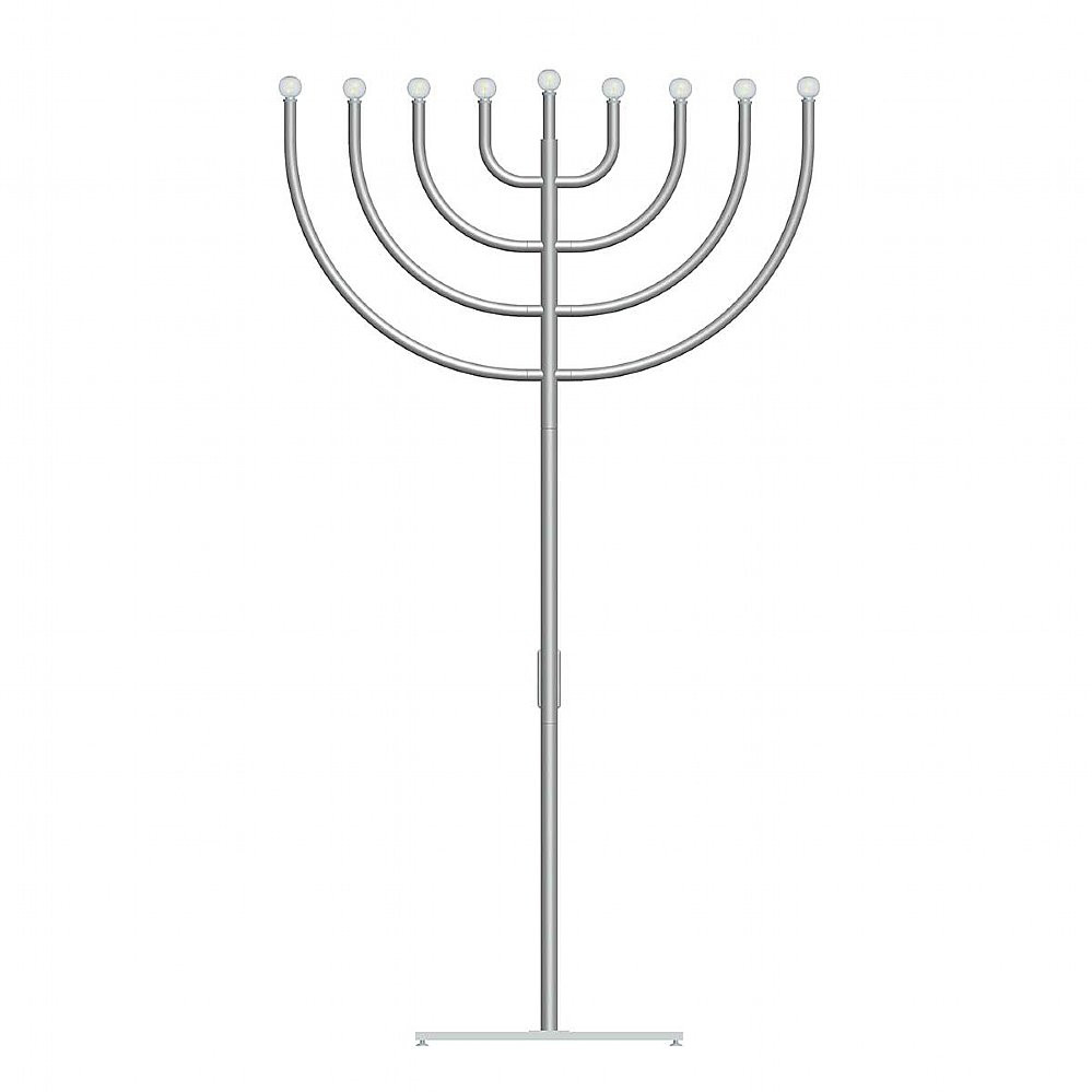 Large Display Electric Menorah - 12 ft - Your Holy Land Store