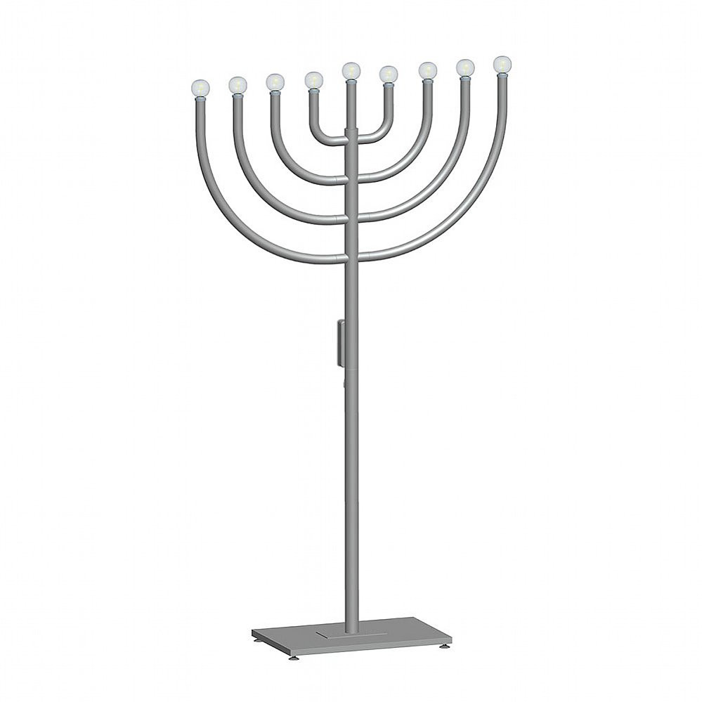 Large Display Electric Menorah - 9 ft - Your Holy Land Store