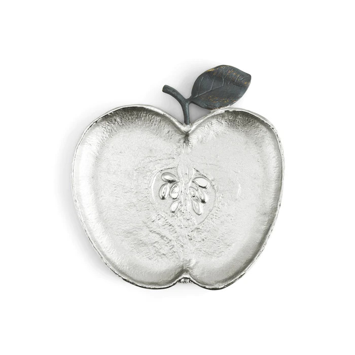 Apple Plate - Silver - Michael Aram - Your Holy Land Store
