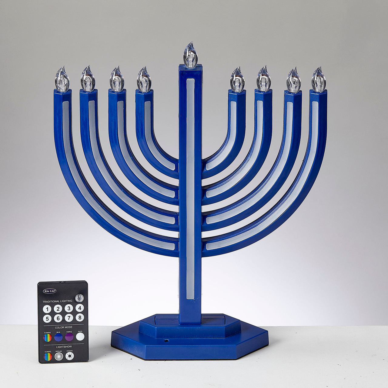 LED Menorah With Color Changing Lights - Your Holy Land Store