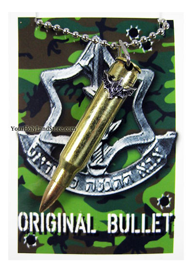 IDF Commando Bullet Necklace