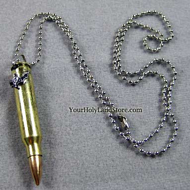 IDF Commando Bullet Necklace