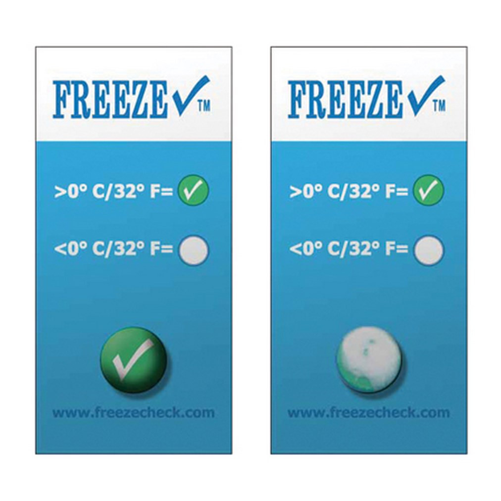 Freeze Check Labels (10 pack) - QA Supplies