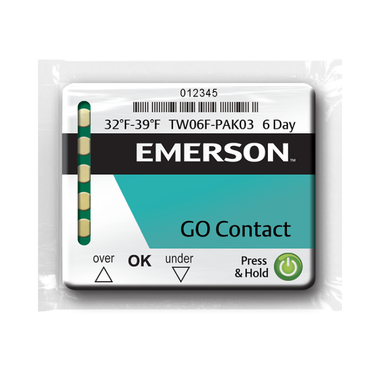 GO Contact Temperature Monitoring Labels - QA Supplies