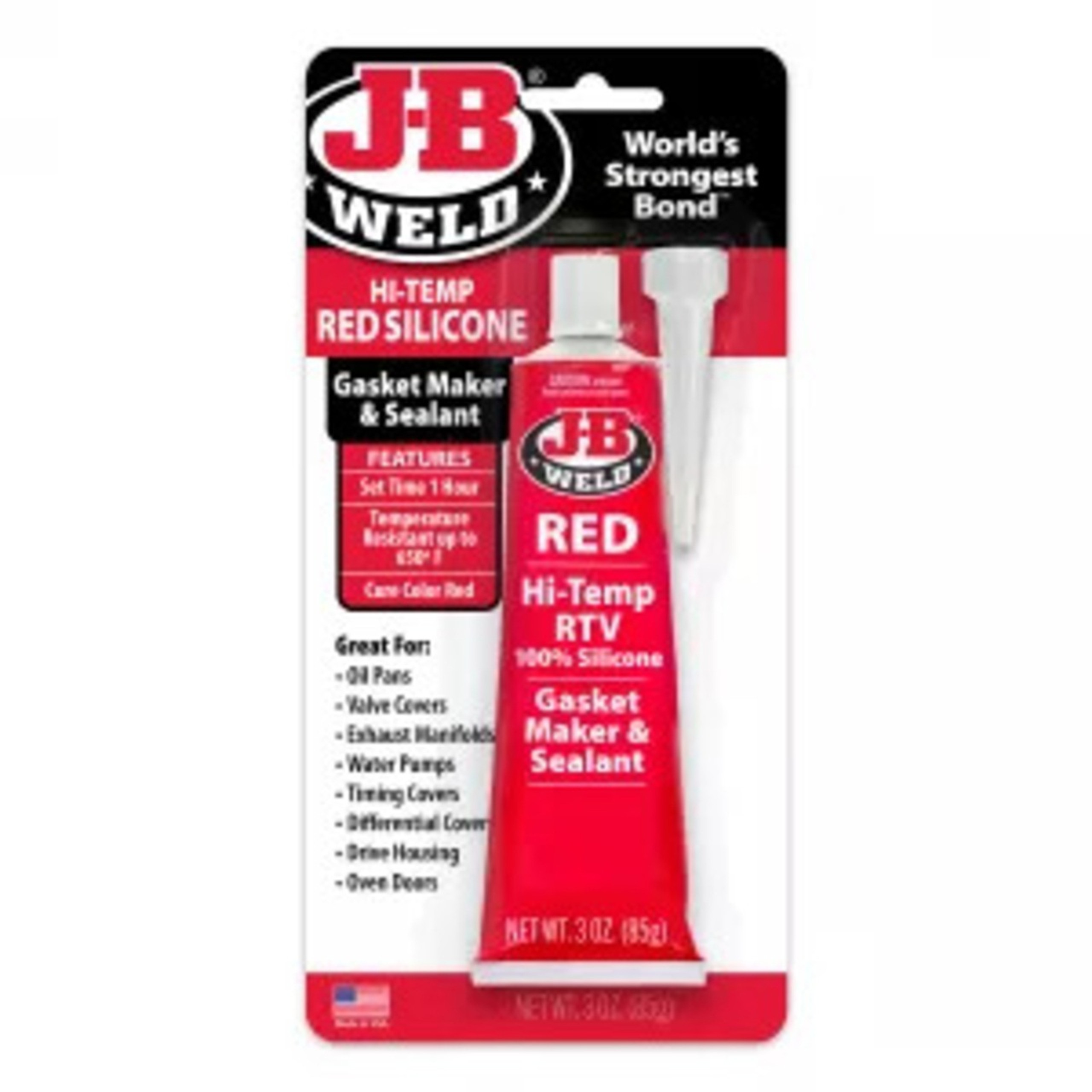 JB Weld Hi Temp Red RTV 85g - Australian Boating Supplies